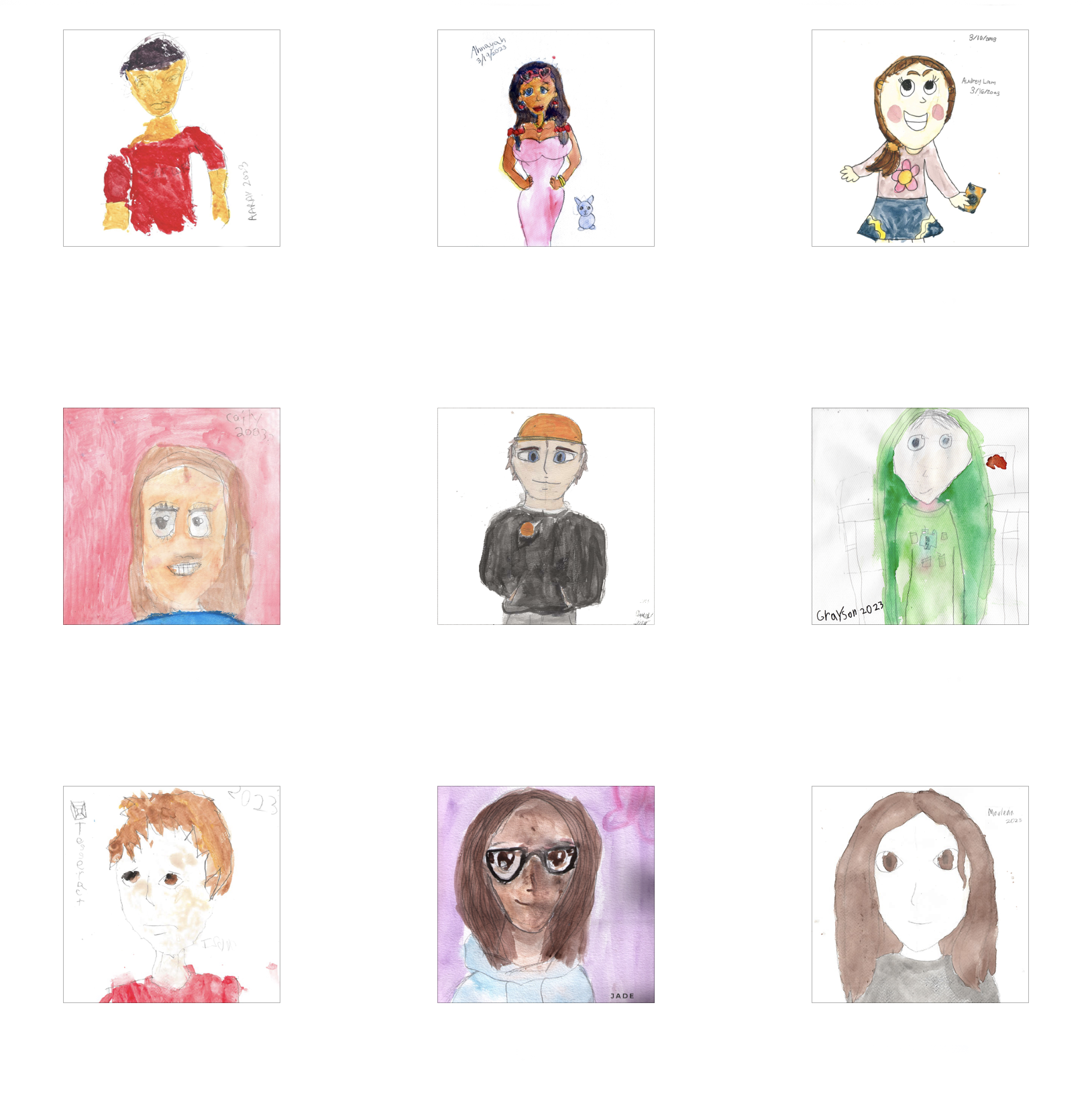 Focus Comic free art camp – Self portrait Anime Class – Focus Comic