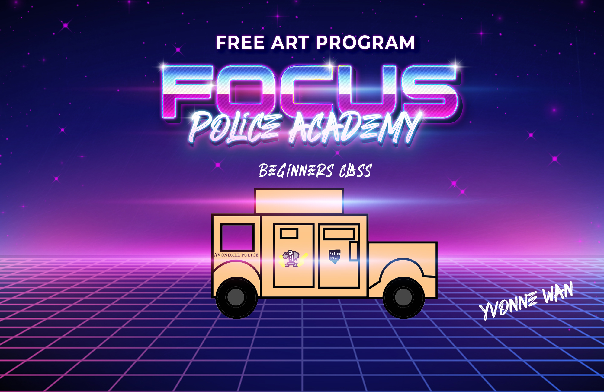 Focus Comic Police Academy – Free Art Program Week 2 – Focus Comic
