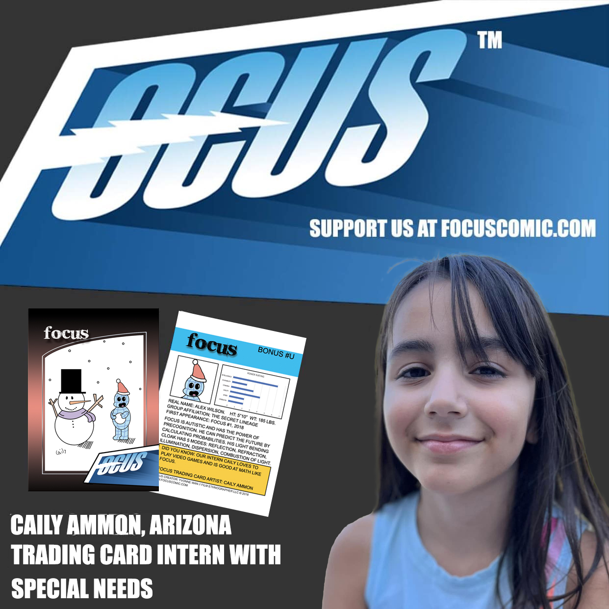 Congrats Caily Ammon our new trading card intern with special needs ...