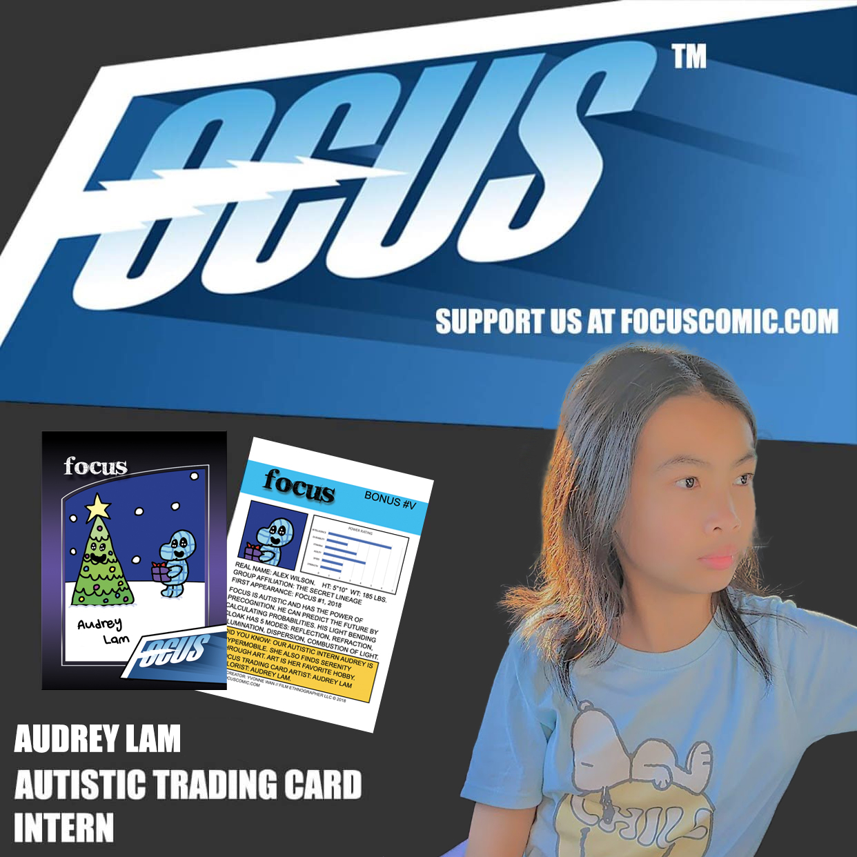 Congrats Audrey Lam Our New Trading Card intern. – Focus Comic